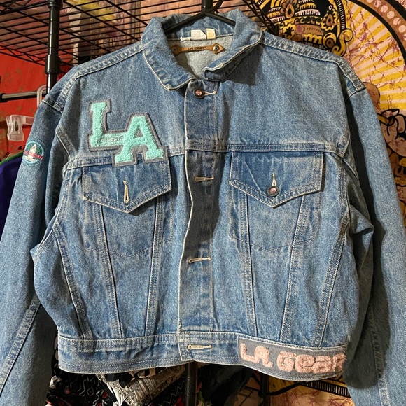 L.A. Gear | Jackets & Coats | Vintage 8s La Gear Crop Demon Jacket ...